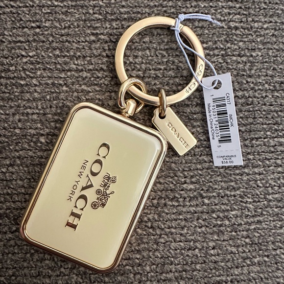 Coach | Accessories | Coach Horse Carriage Bag And Key Charm Nwt With ...